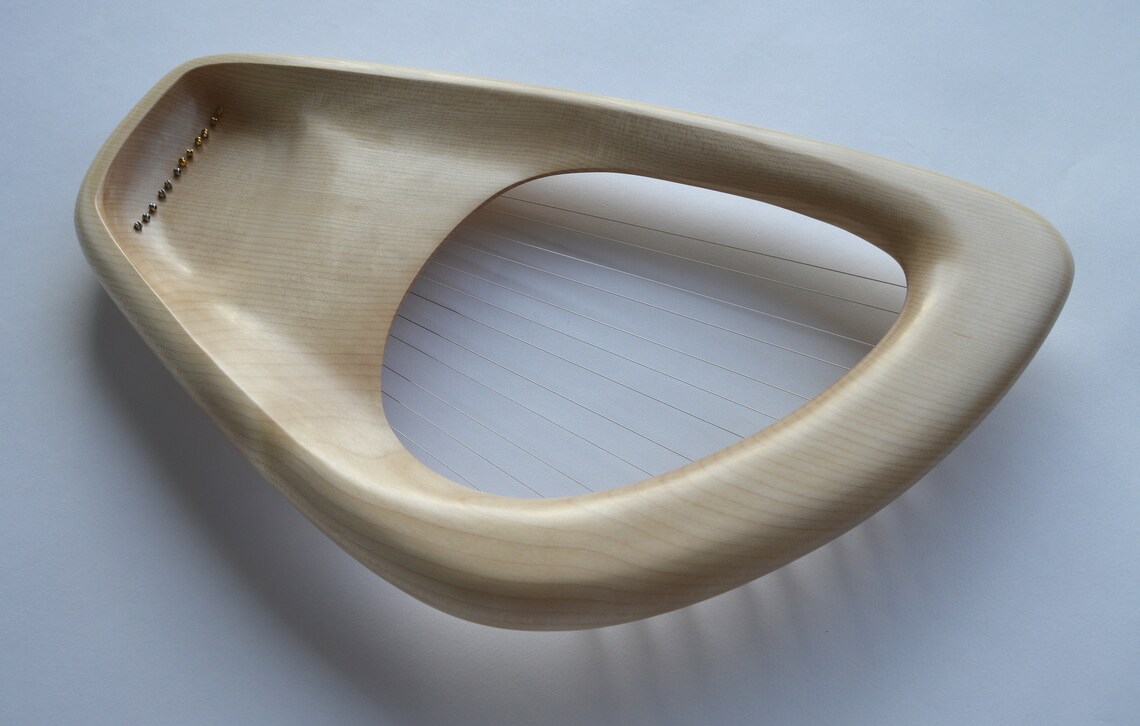 Lyre harp 12 String Pentatonic Musical Instrument Maple - Etsy