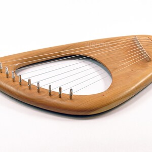 10 String Lyre (harp), Pentatonic Musical Instrument Cherry Wood - Etsy