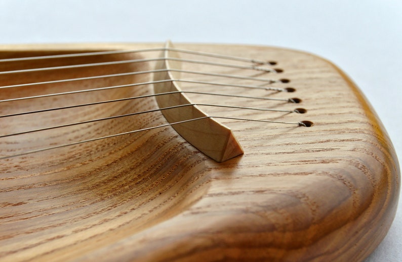 Lyre Harp Pentatonic 7 String Musical Instrument Ash Wood | Etsy
