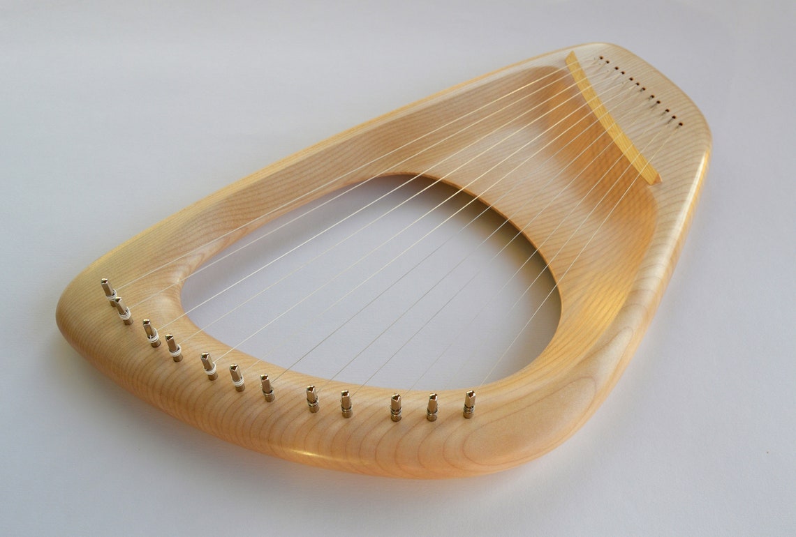 Lyre harp 12 String Pentatonic Musical Instrument Maple - Etsy