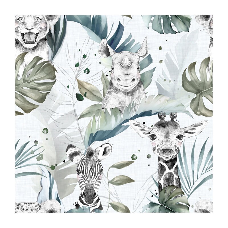 Safari Fabric - Etsy