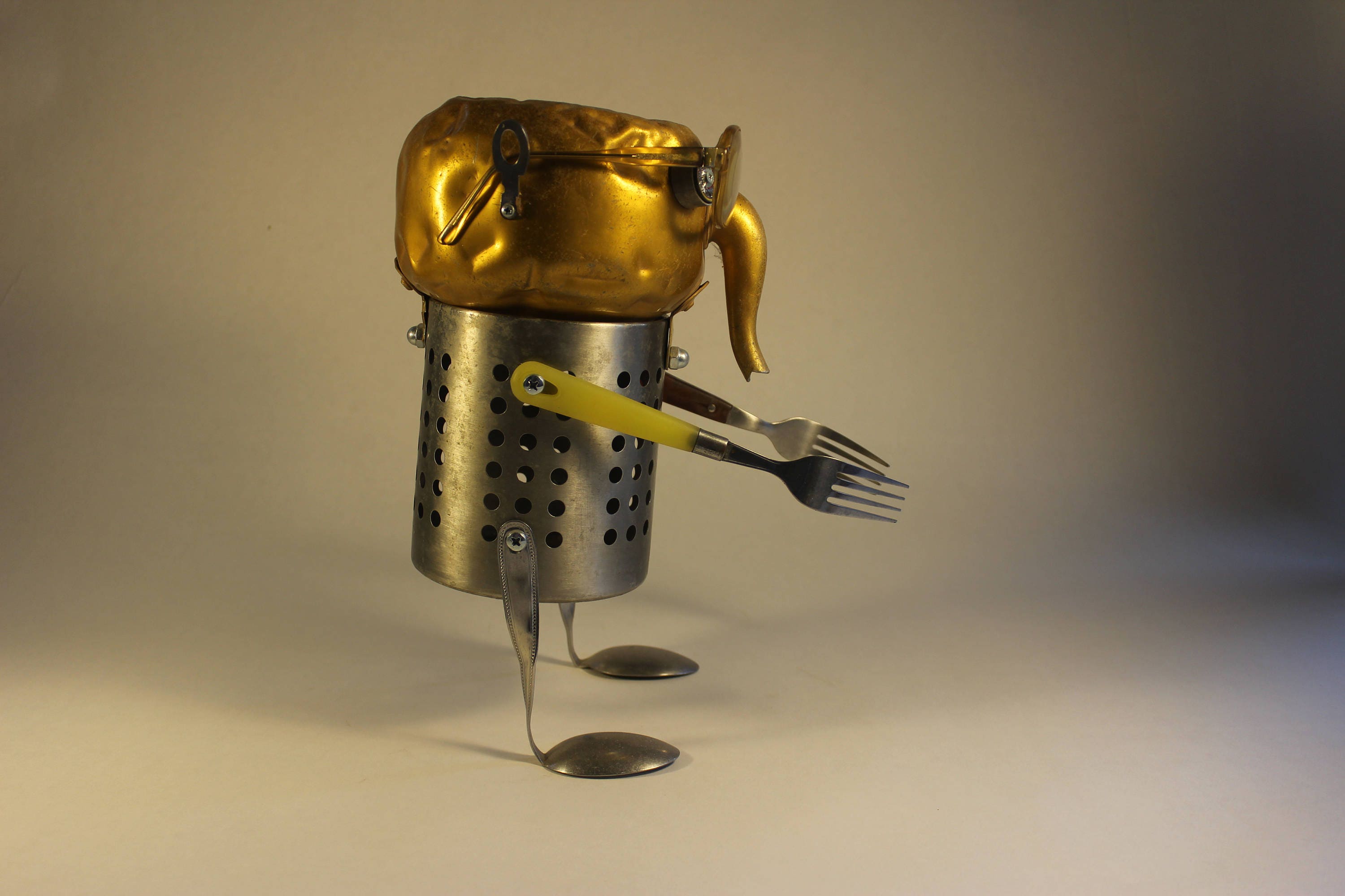 Recycled Art, Metal Sculpture Art, Stainless Steel, Recycled Metal ...