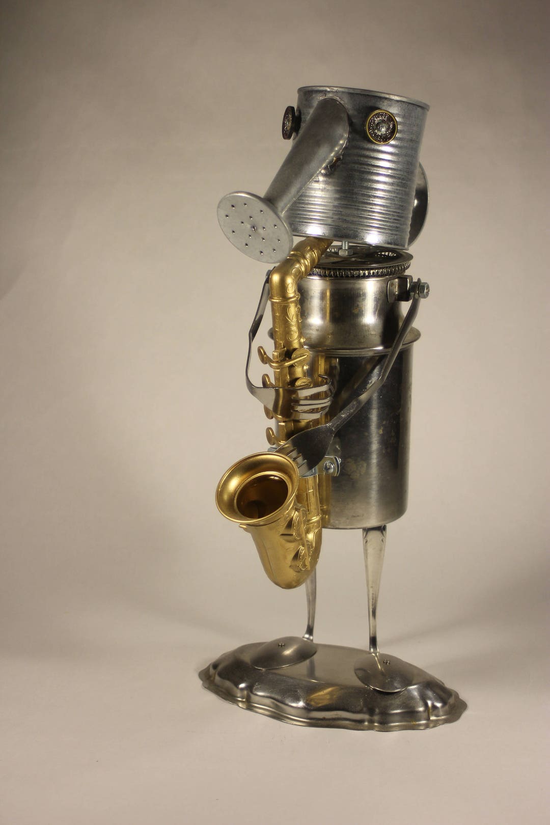 Recycled Art, Metal Sculpture Art , Stainless Steel , Recycled Metal ...