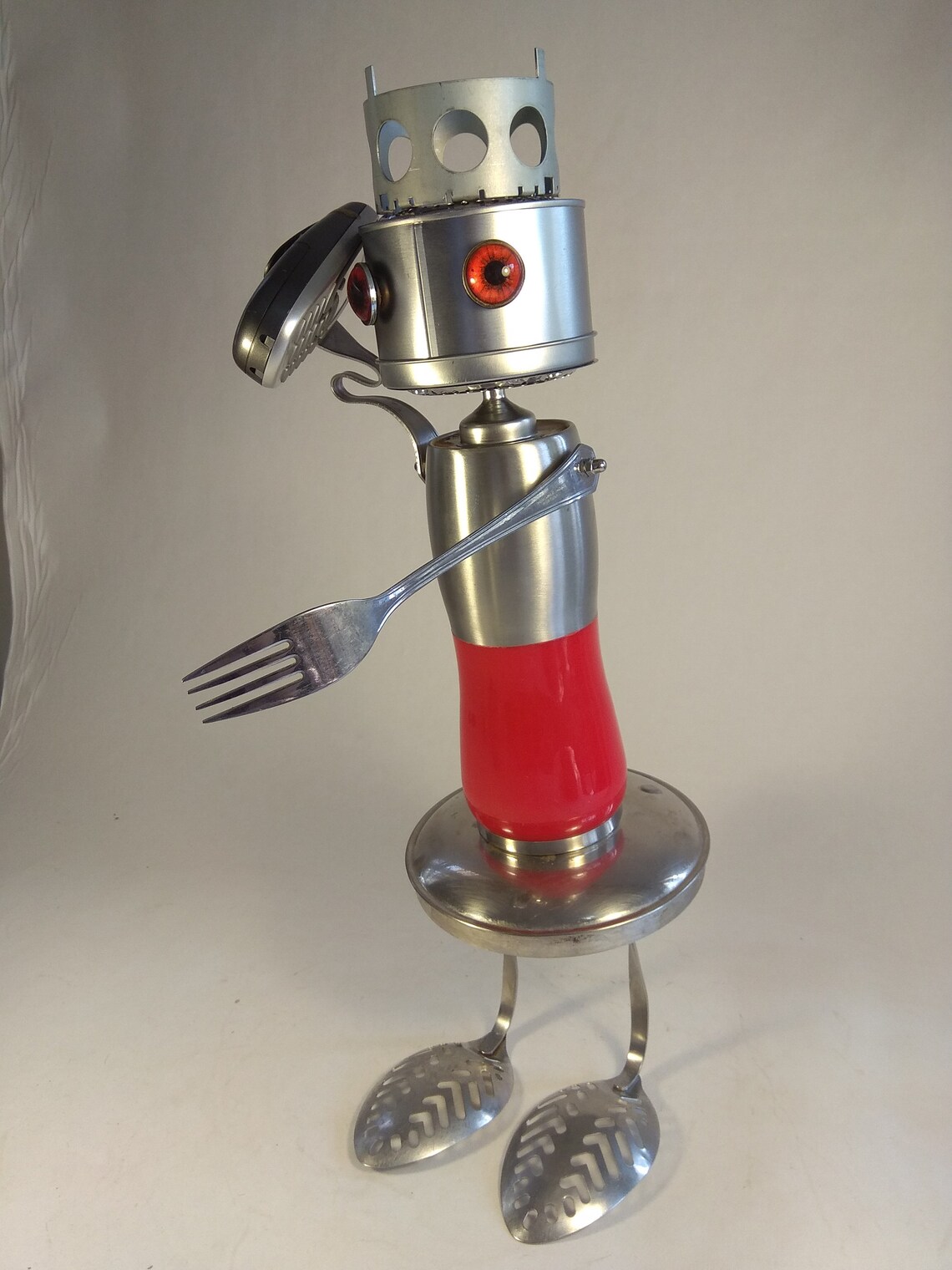 Recycled Art Metal Sculpture Art Stainless Steel Recycled - Etsy UK