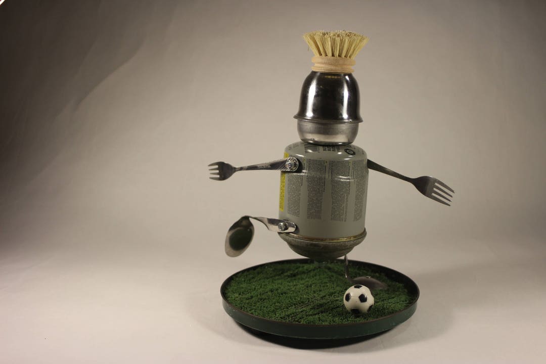 Recycled Art, Metal Sculpture Art, Stainless Steel, Recycled Metal ...