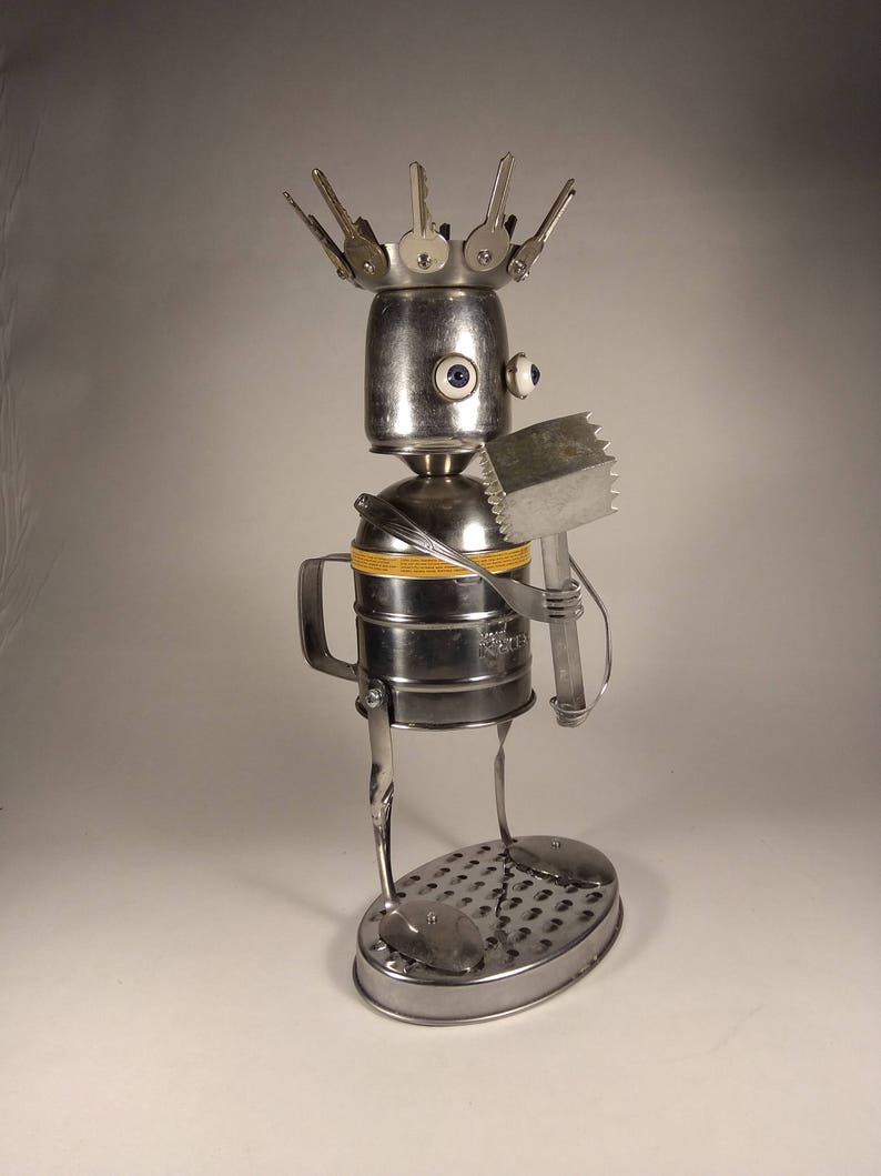 Recycled Art, Metal Sculpture Art, Stainless Steel, Recycled Metal ...