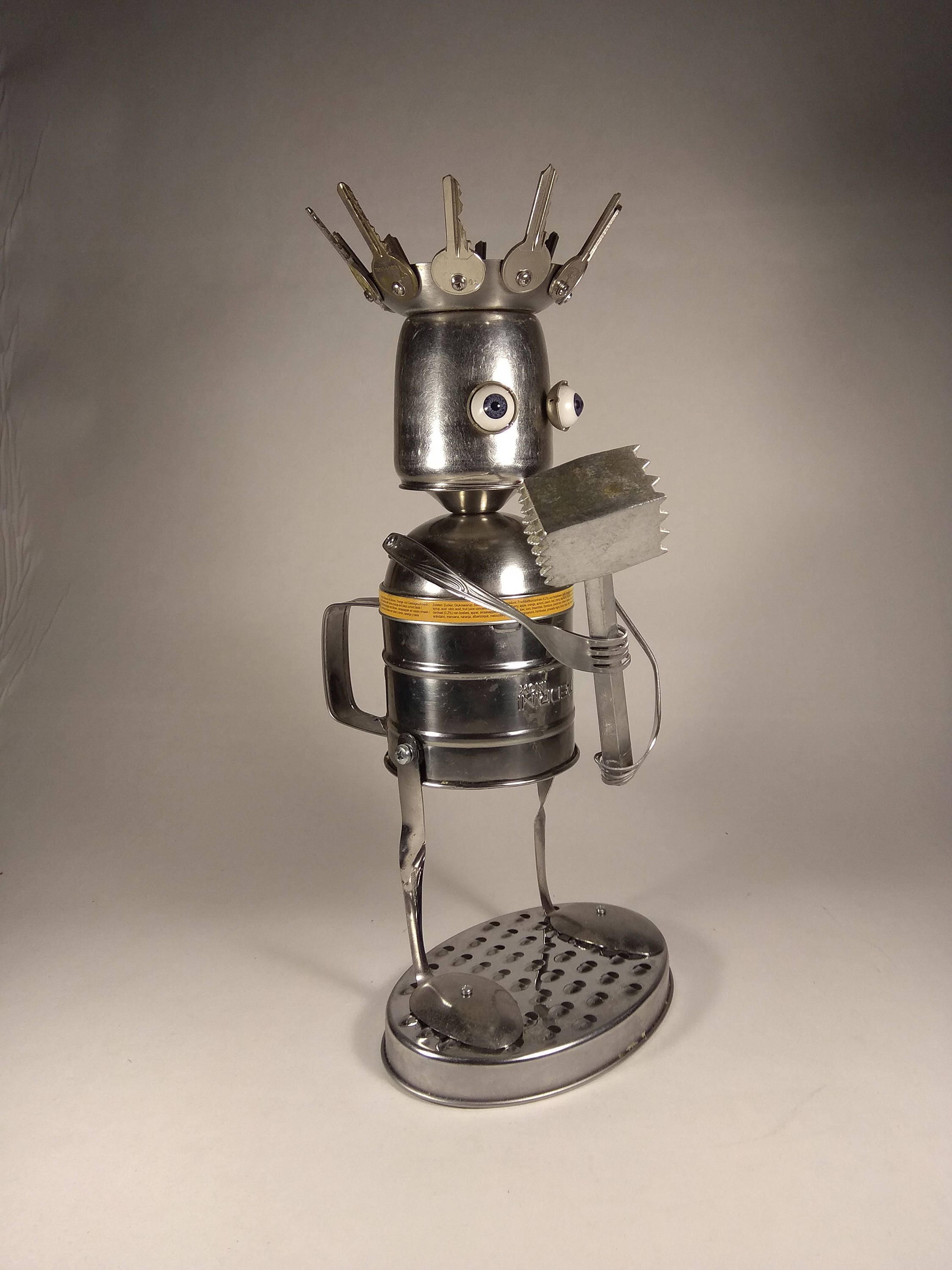 Recycled Art, Metal Sculpture Art, Stainless Steel, Recycled Metal ...