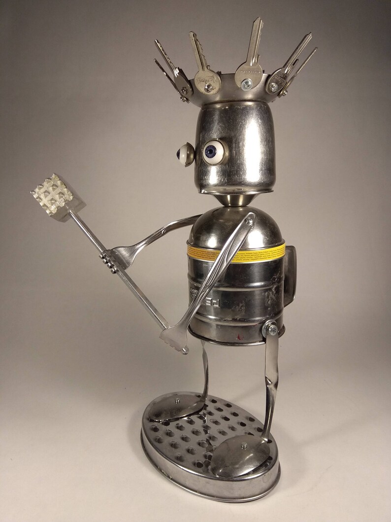 Recycled Art, Metal Sculpture Art, Stainless Steel, Recycled Metal ...