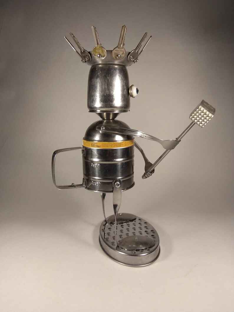 Recycled Art, Metal Sculpture Art, Stainless Steel, Recycled Metal ...