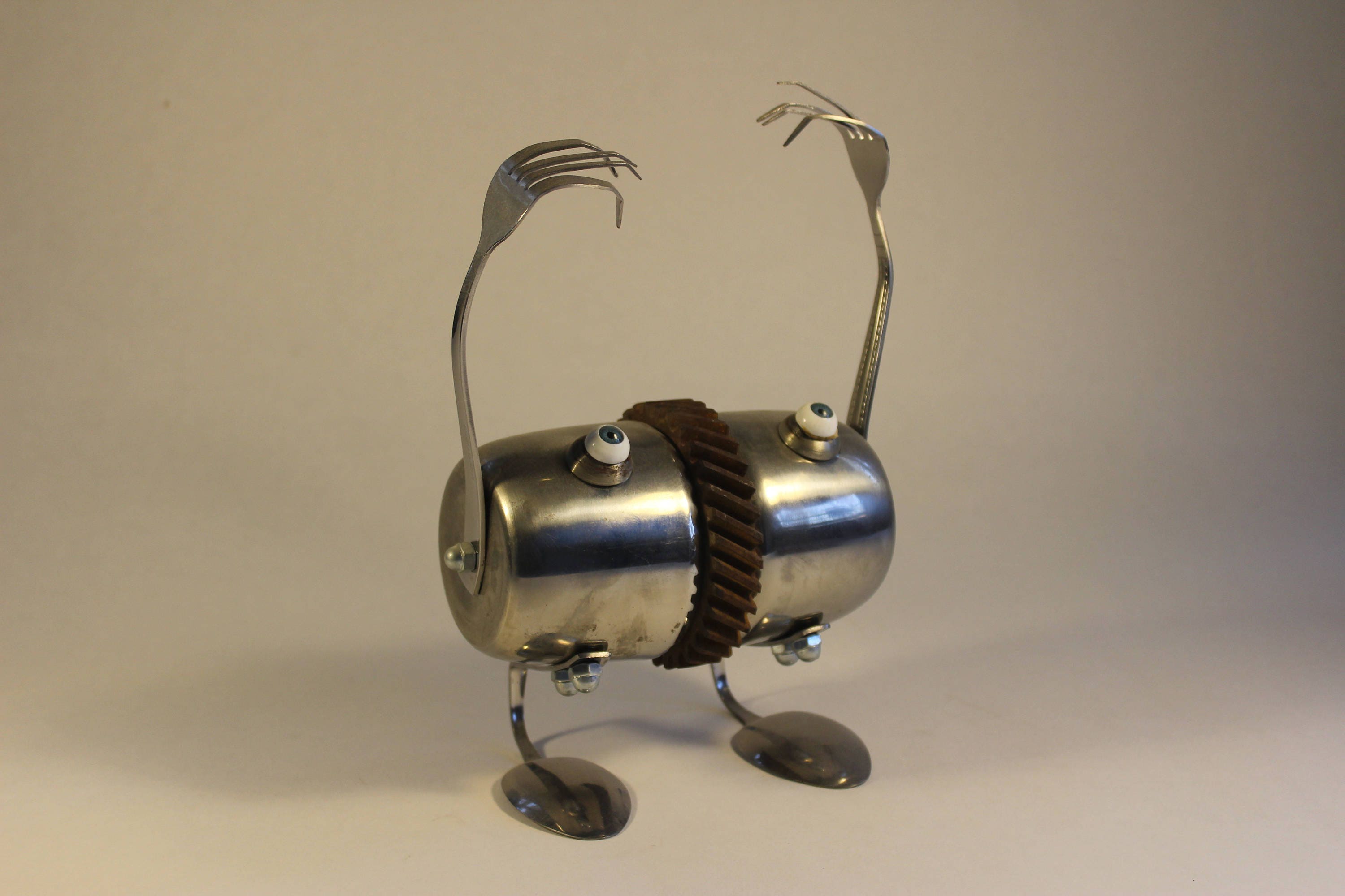 Recycled Art, Metal Sculpture Art, Stainless Steel, Recycled Metal ...