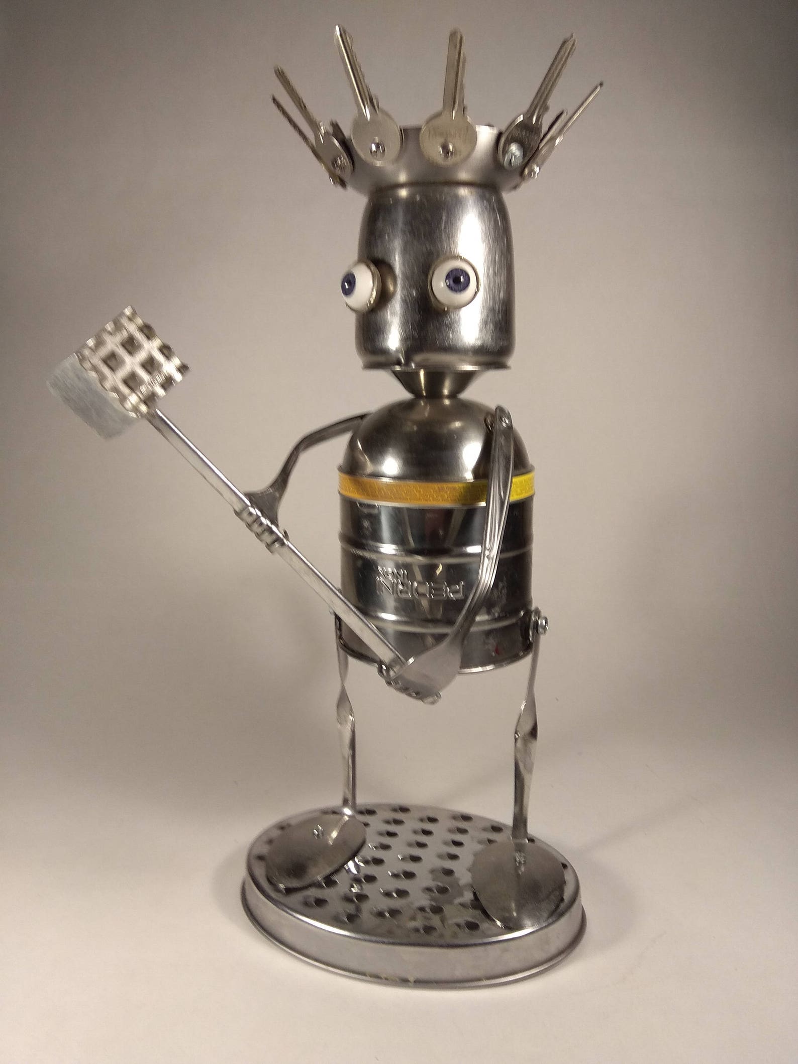 Recycled Art, Metal Sculpture Art, Stainless Steel, Recycled Metal ...