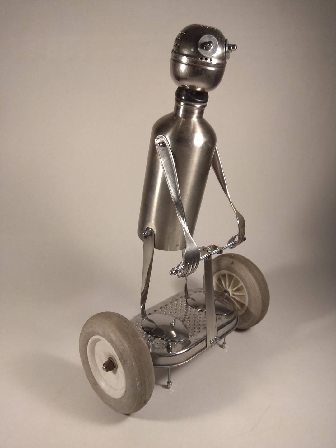 Recycled Art, Metal Sculpture Art, Stainless Steel, Recycled Metal ...