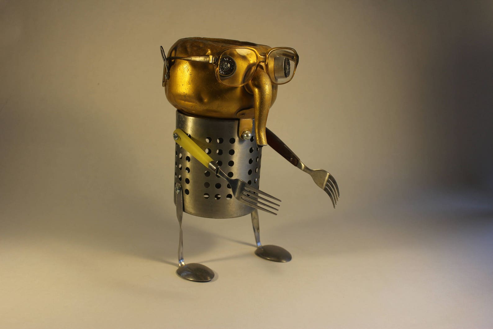 Recycled Art, Metal Sculpture Art, Stainless Steel, Recycled Metal ...