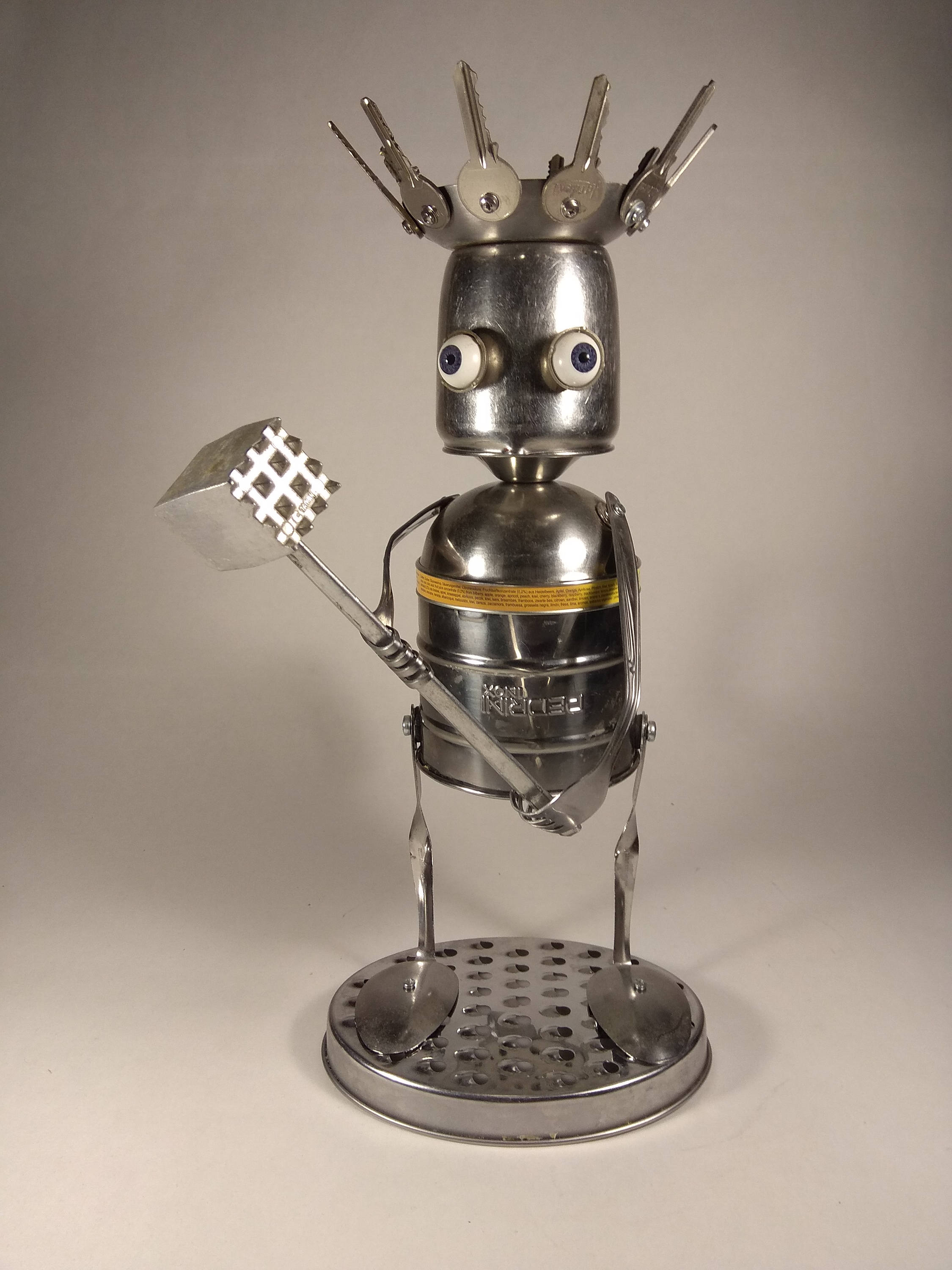 Recycled Art, Metal Sculpture Art, Stainless Steel, Recycled Metal ...