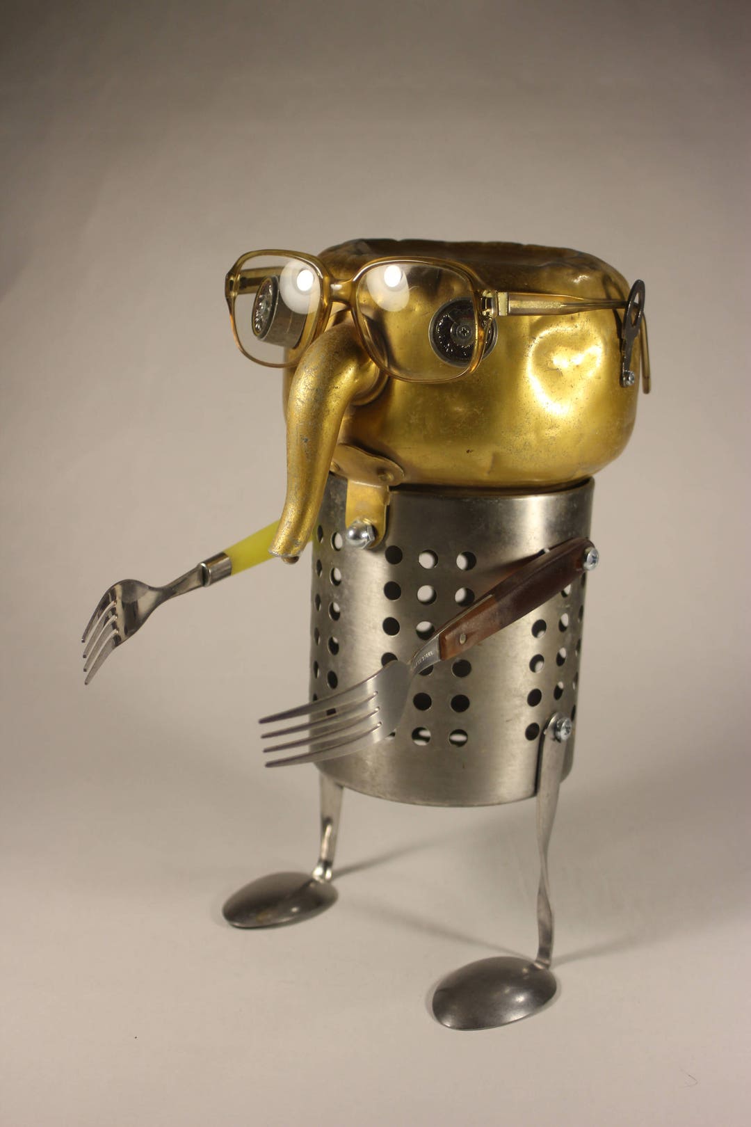 Recycled Art, Metal Sculpture Art, Stainless Steel, Recycled Metal ...