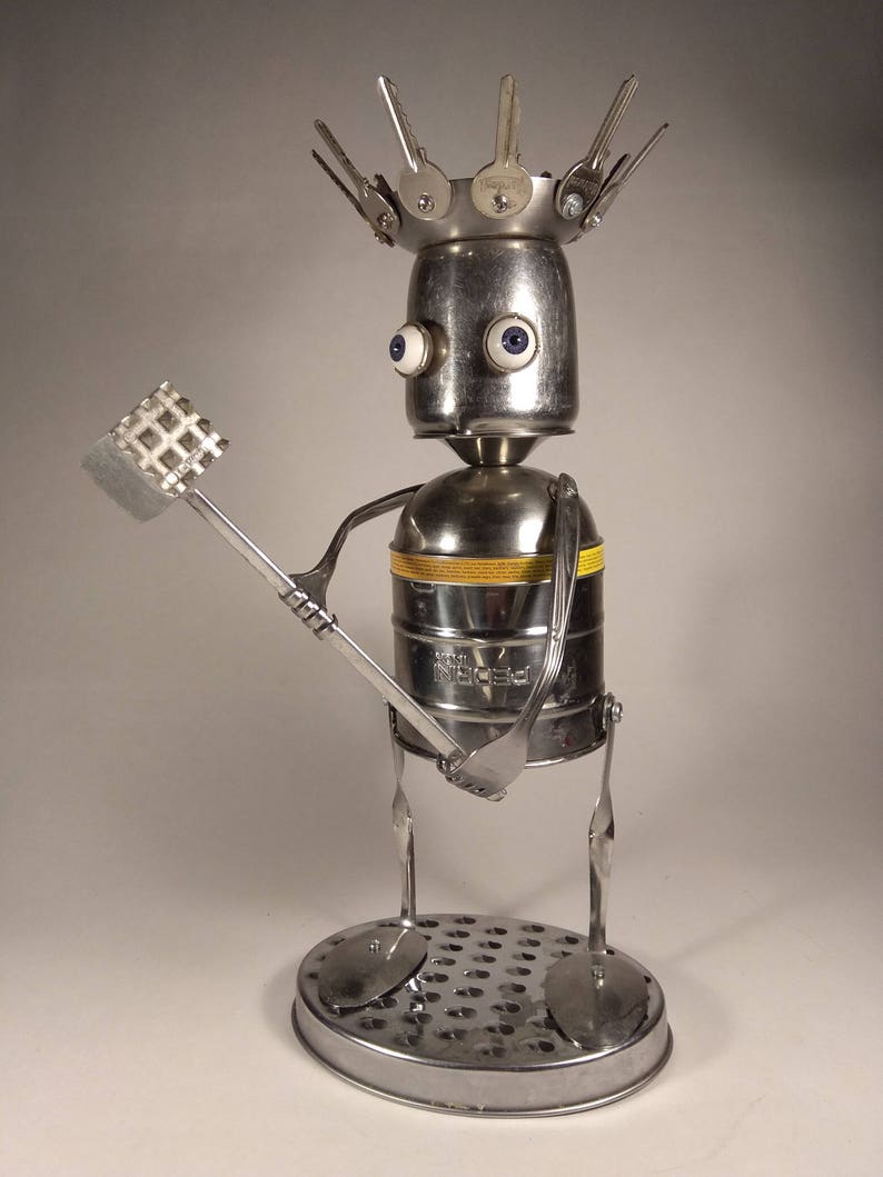 Recycled Art, Metal Sculpture Art, Stainless Steel, Recycled Metal ...