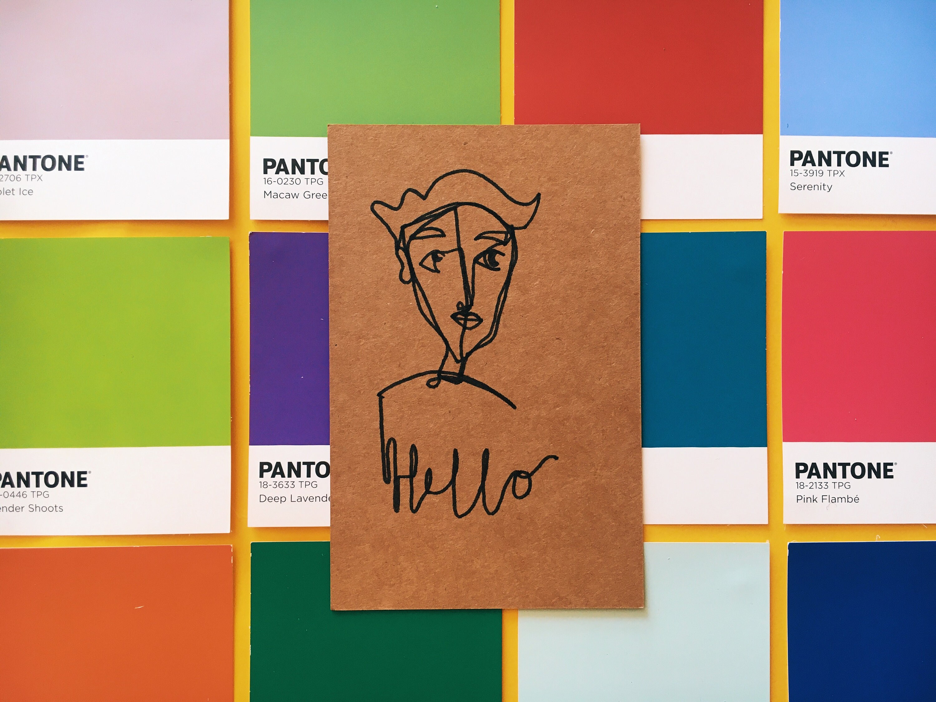 A6 One Line Drawing 009 - Etsy