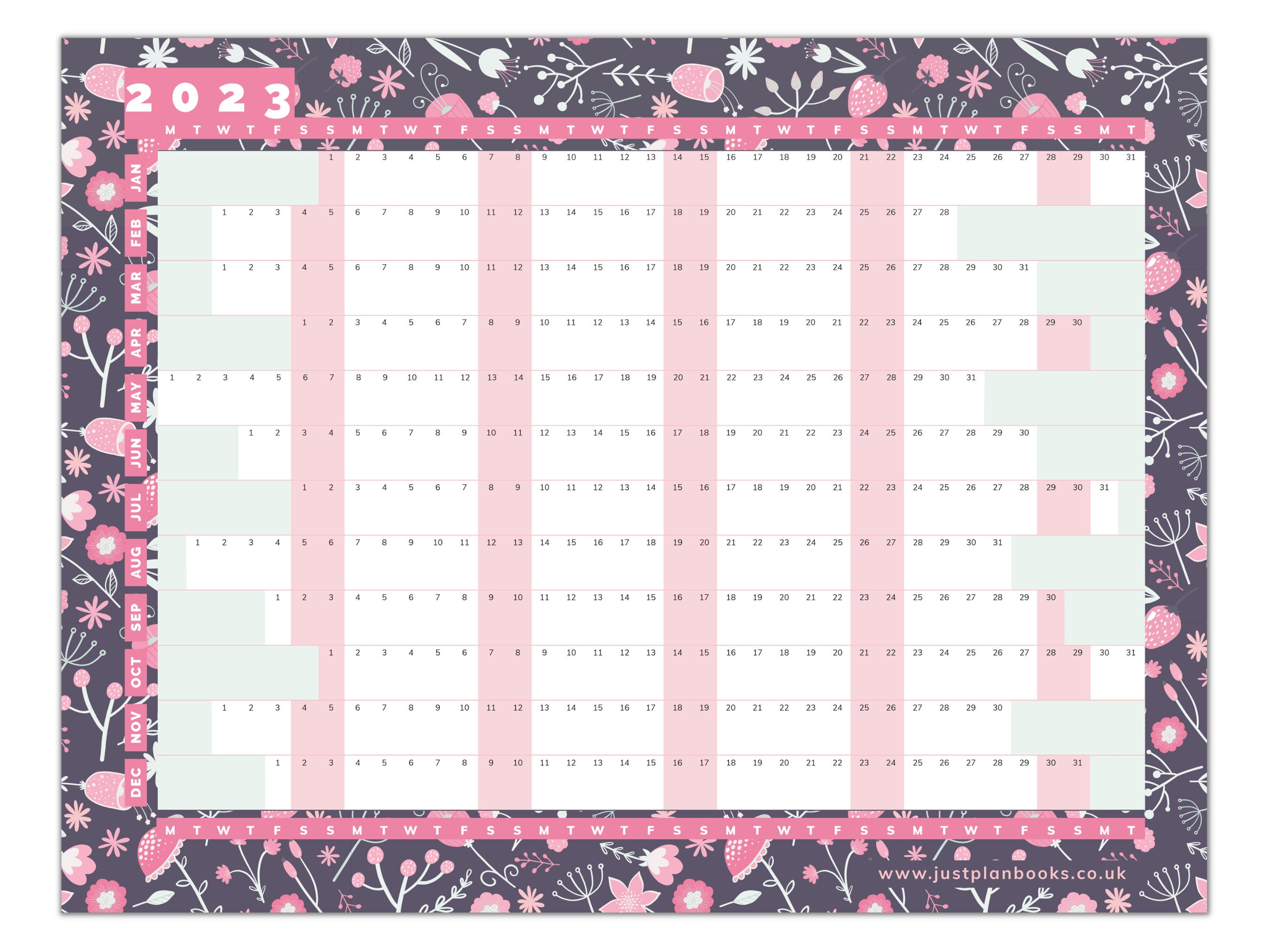 Extra Large Wall Calendar 2023 Full Year at a Glance Planner for ...
