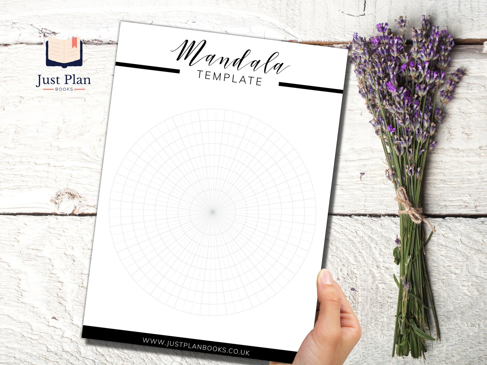 Blank Mandala Template Printable PDF Circle Grid Drawing Stencil Easy ...