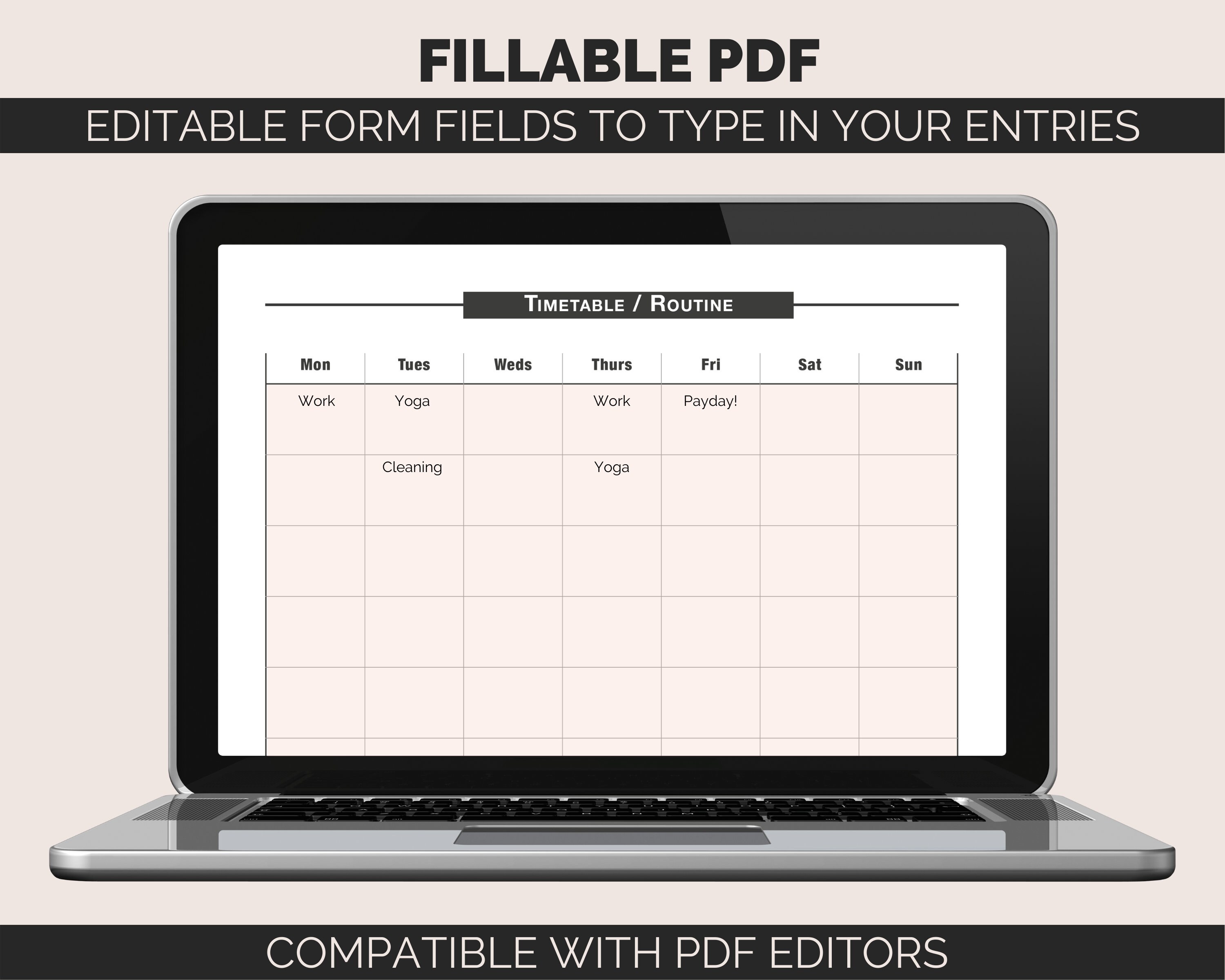 Printable Academic Planner Bundle Week to View on 2 Pages School Year ...