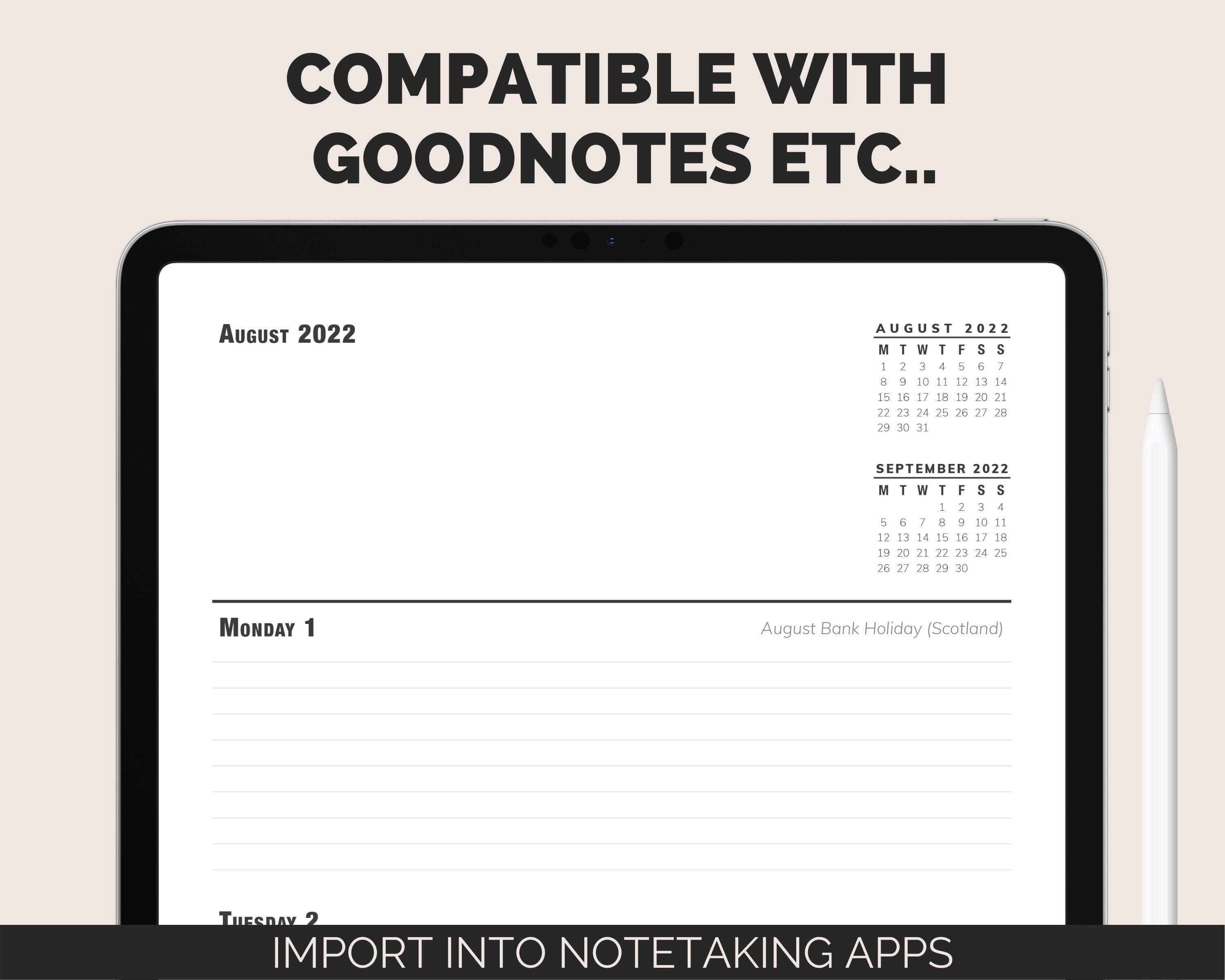 Printable Academic Planner Bundle Week to View on 2 Pages School Year ...