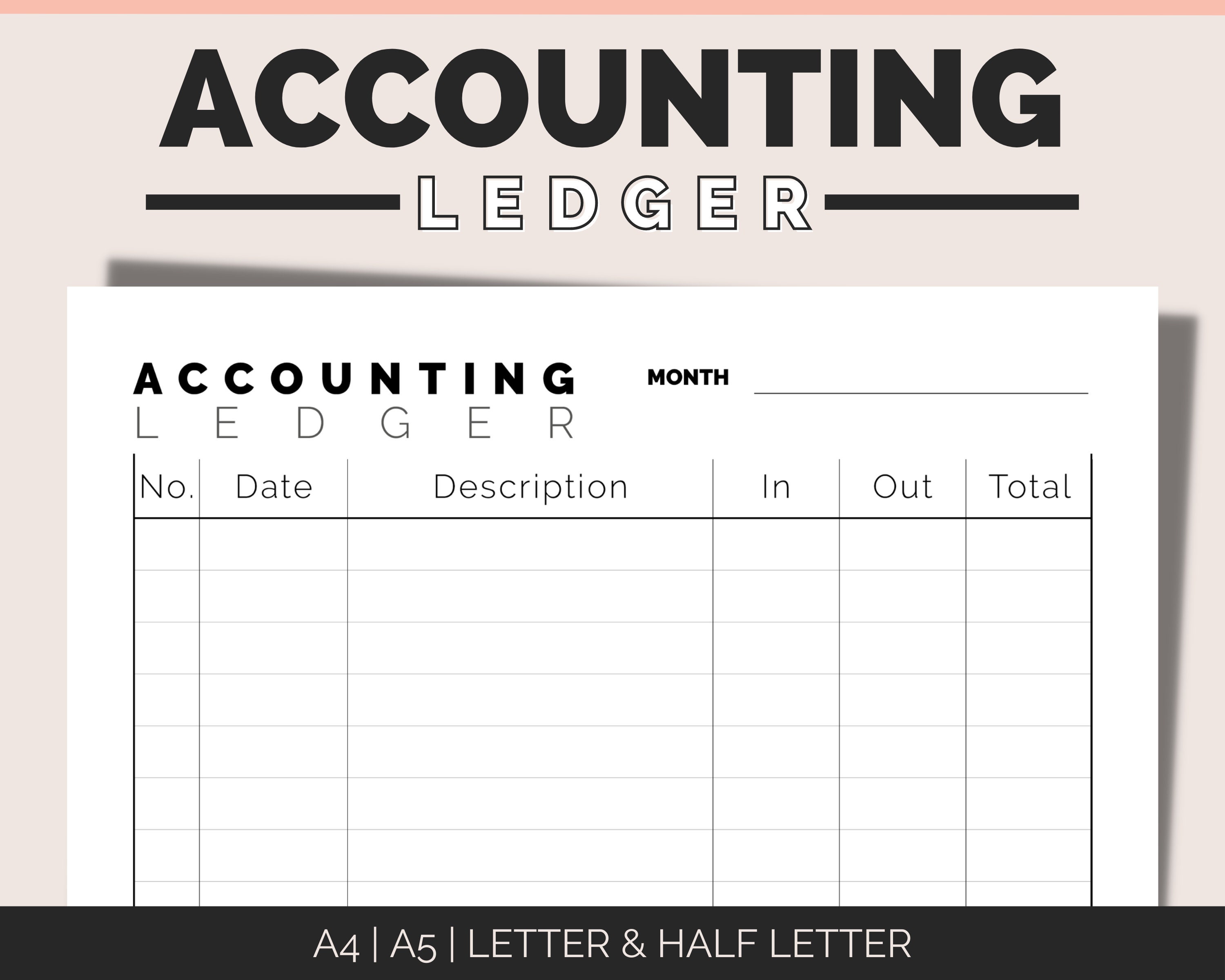 Ledger Account Template