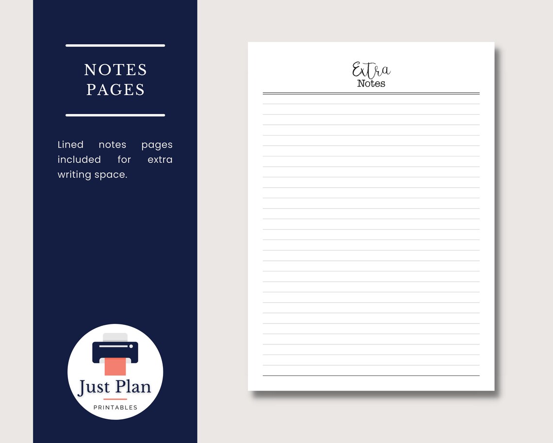 Printable PDF Reading Log Journal Planner Plan Track & - Etsy