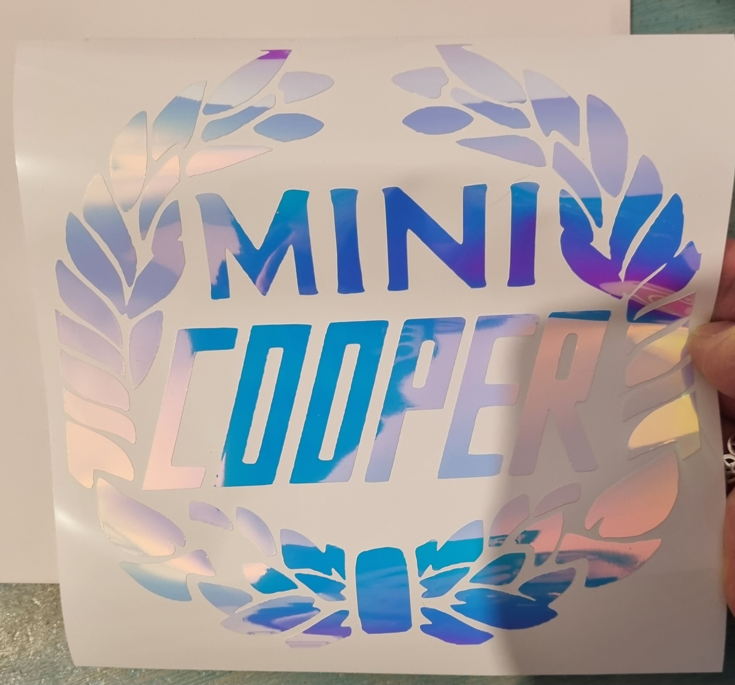 Mini Cooper Holographic Car Decal - Etsy UK