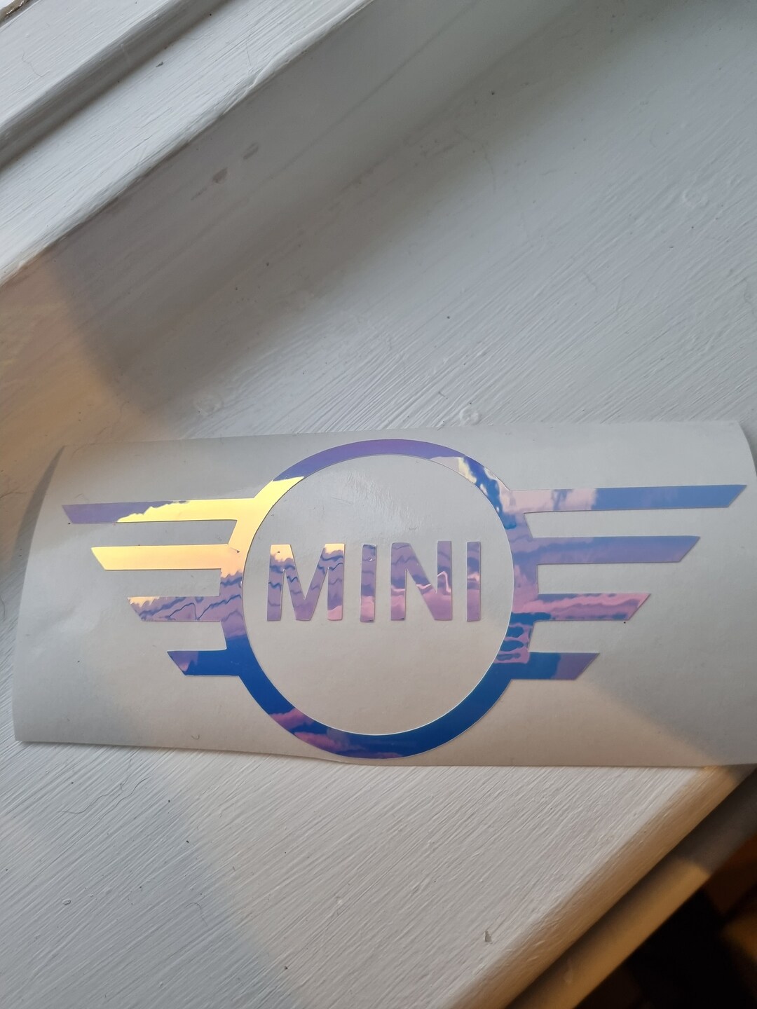 Mini Bmw Personalised Car Logo Decal Hologrpahic - Etsy UK