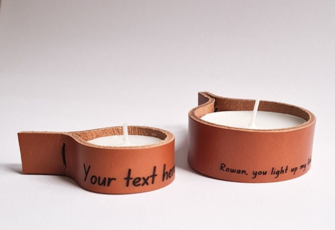 Customizable Tealight Holder - Large or Small Candle Holder With Own ...