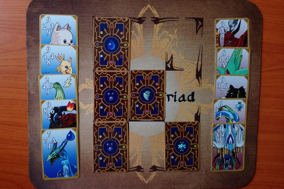 Triple Triad Mini Cards - FREE SHIPPING WORLDWIDE!!! - Etsy