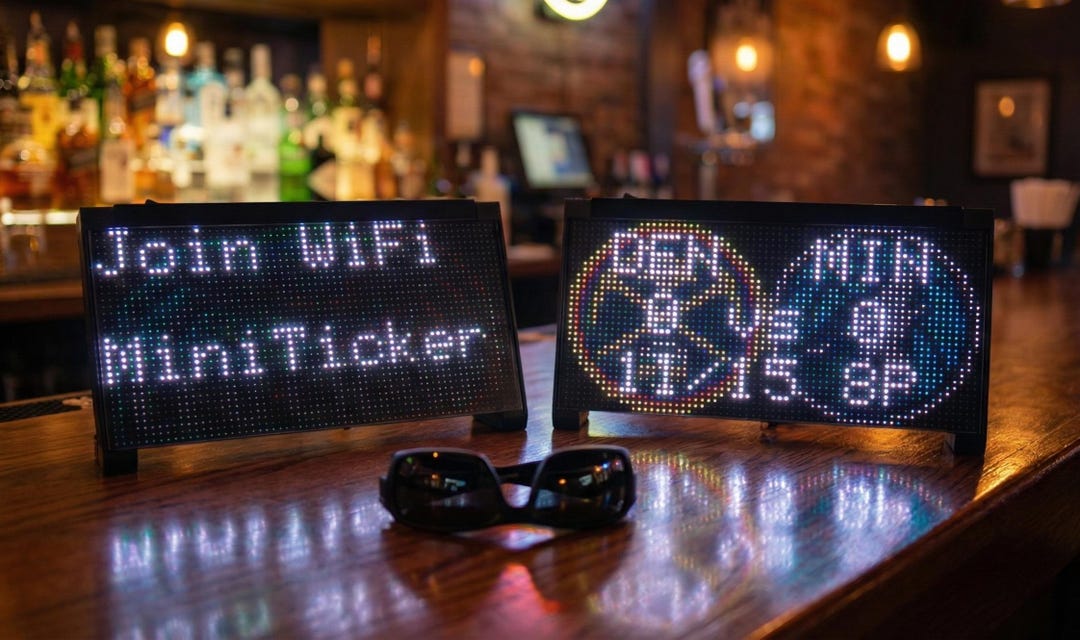 Customizable LED Ticker (mini): Sports, News, Animations, Weather ...
