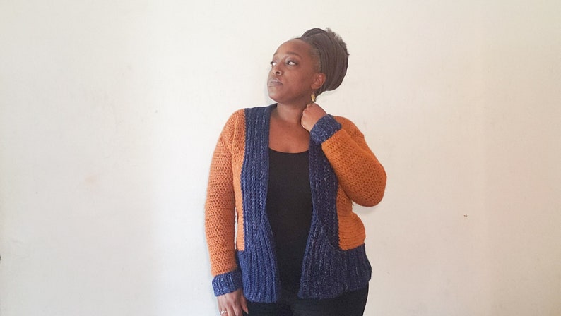 Calm Cardi, Worsted Weight, Cardigan, Crochet Pattern, Easy Crochet ...