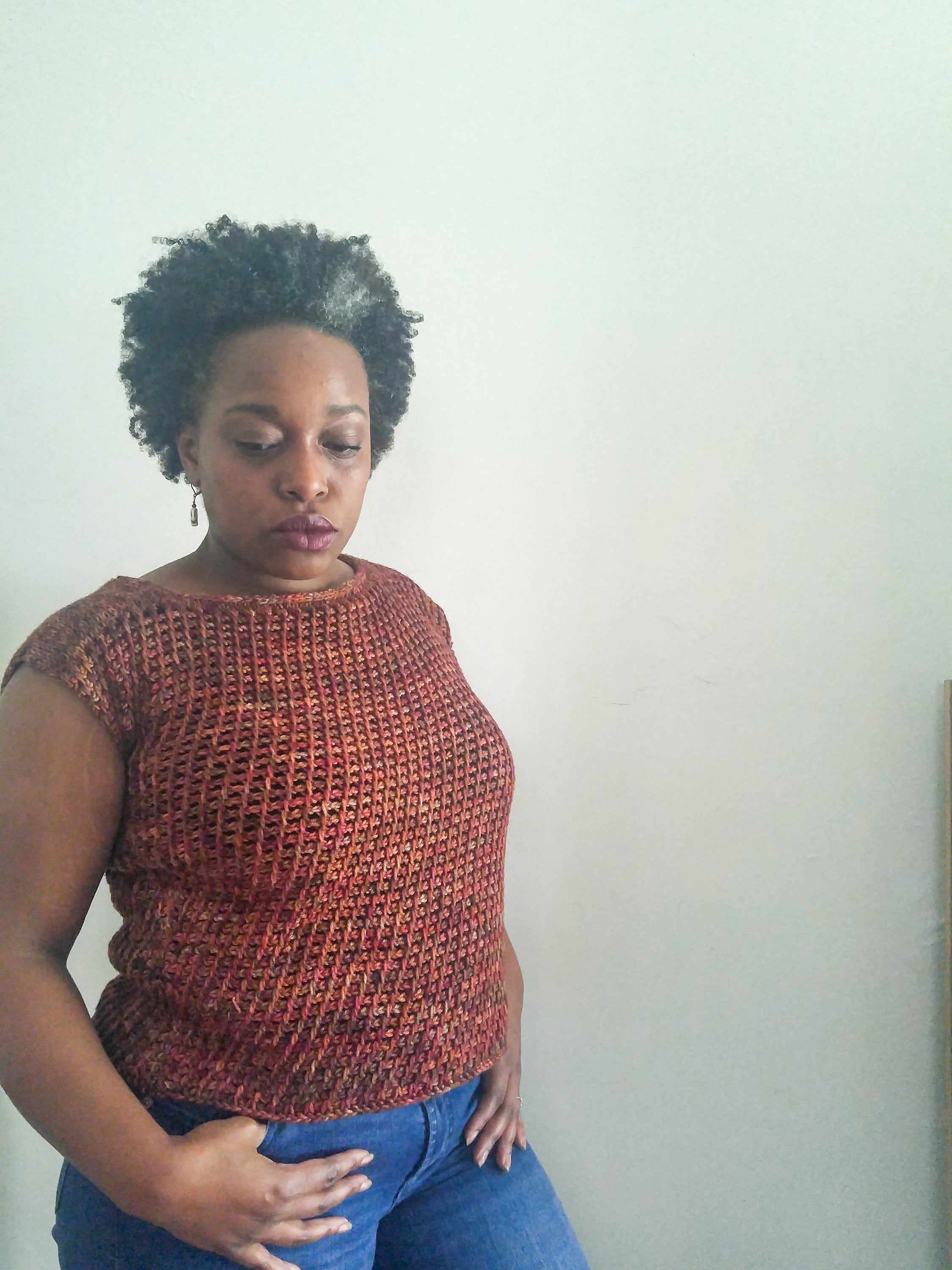 Tunisian Desert Top/ Easy Tunisian Crochet Top Pattern - Etsy