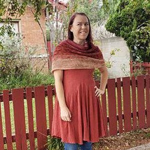 Luna Fade Tunisian Crochet Shawl Pattern, DK Yarn Wrap for Advanced ...