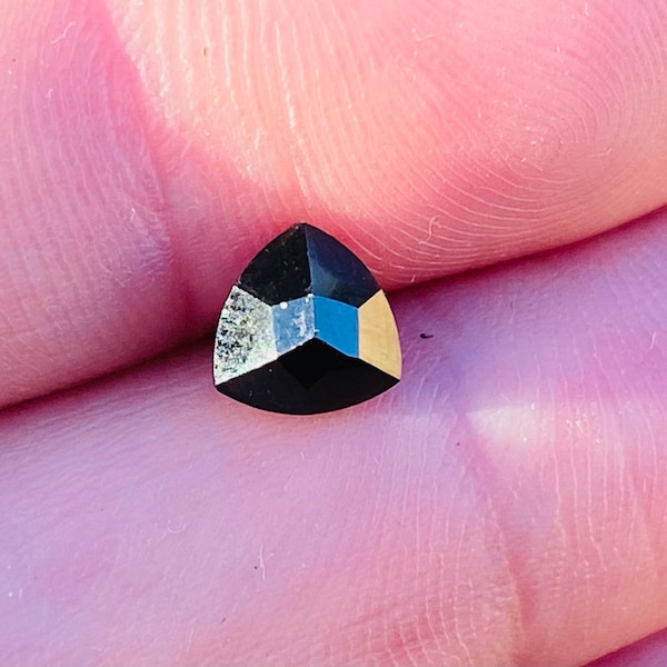 Triangle Onyx Earrings - Etsy