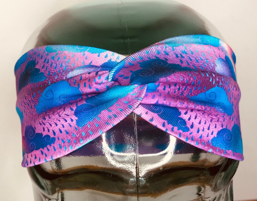 Rainbows and Clouds Headband | Purple Clouds Hairband | Rainbow Hair ...