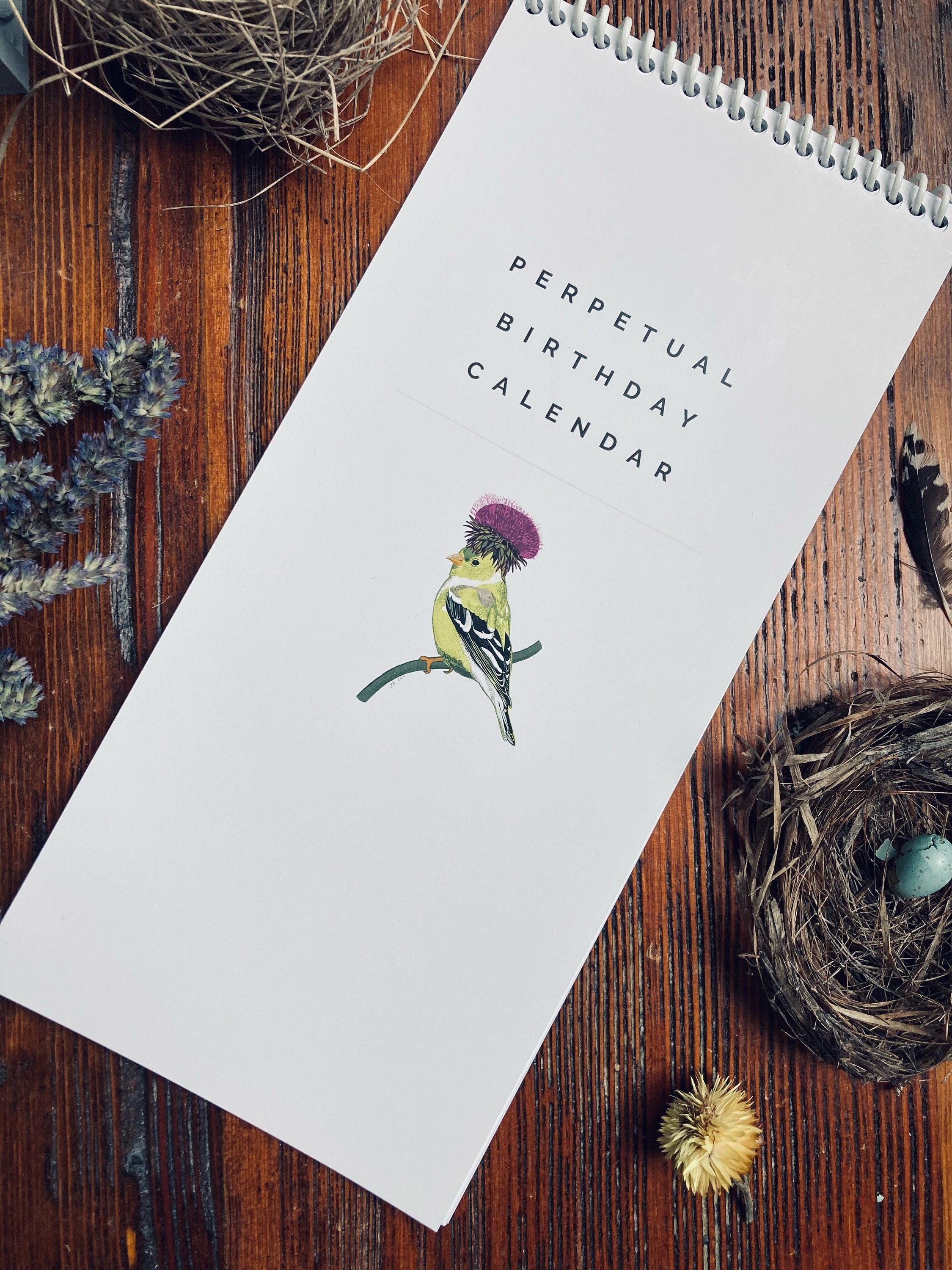 Perpetual Birthday Calendar, Birthday Calendar, Calendar, Date ...