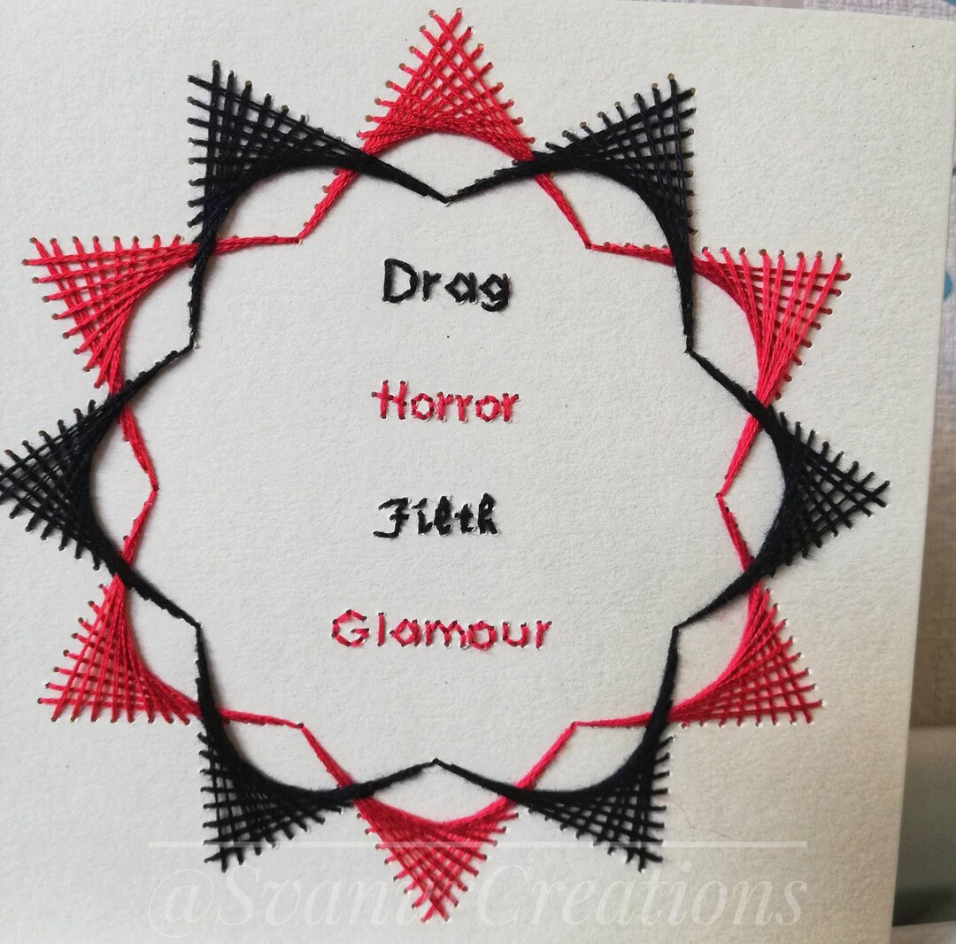 Dragula Inspired Card Birthday Drag Horror Filth Glamour - Etsy