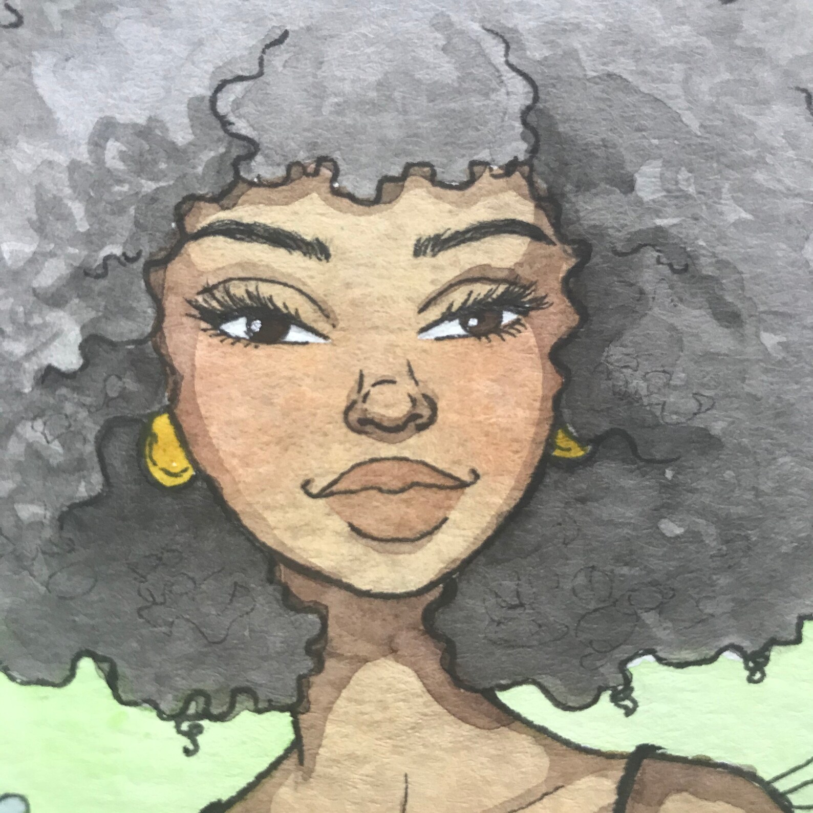 Spring Fever Original Watercolor Painting on Paper, Small Painting ...