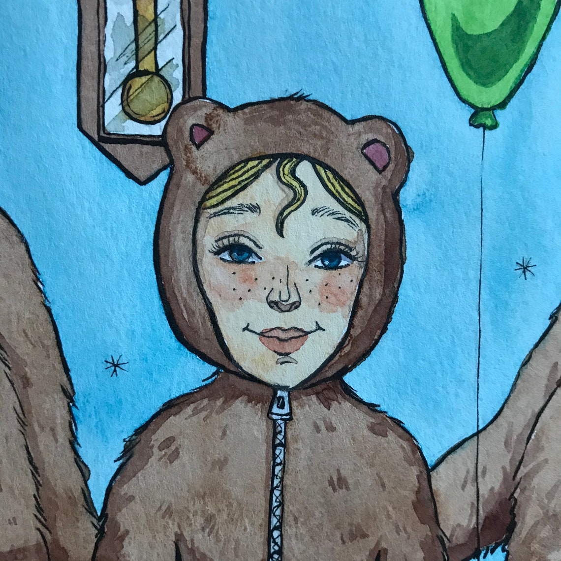 Goldilocks - Original Watercolor Painting| Fairytale Art - Etsy
