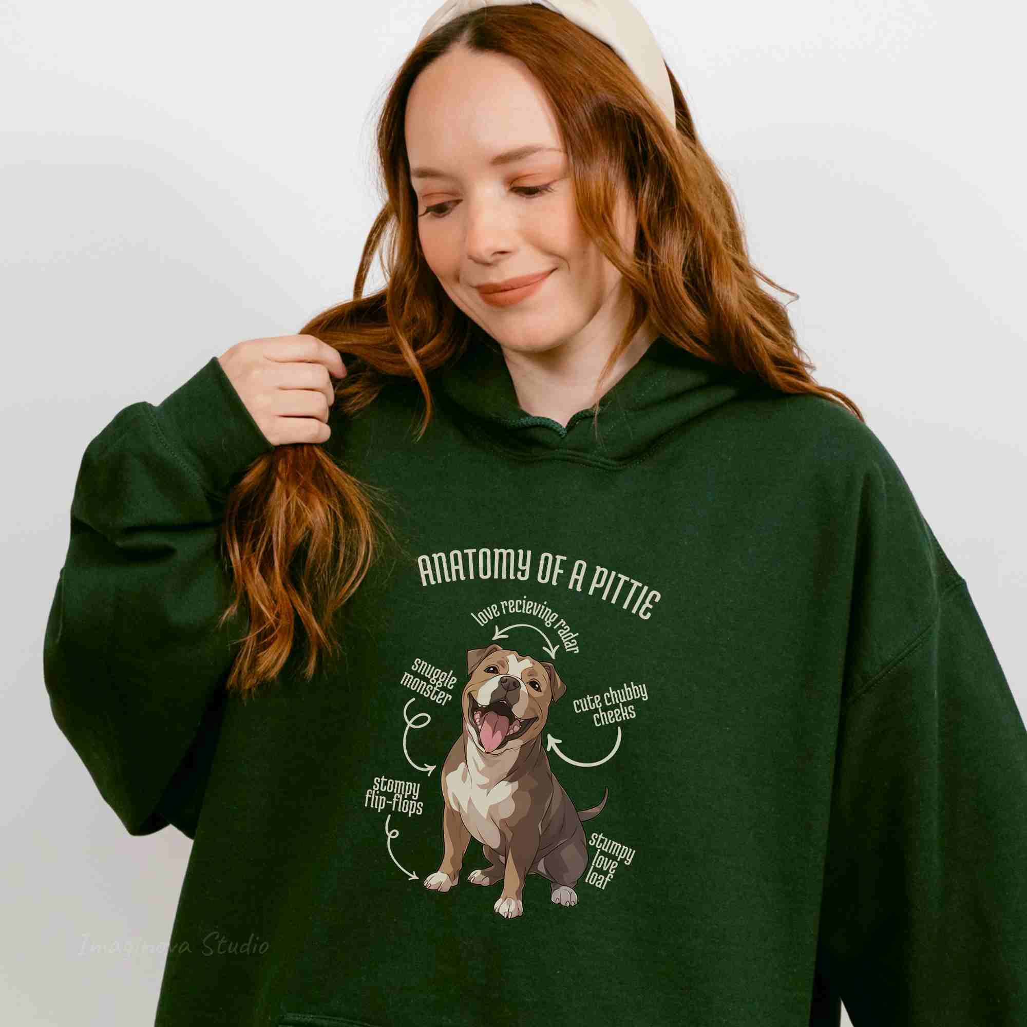 Anatomy of a Pittie Hoodie : the Ultimate Jumper for Pit Bull - Etsy