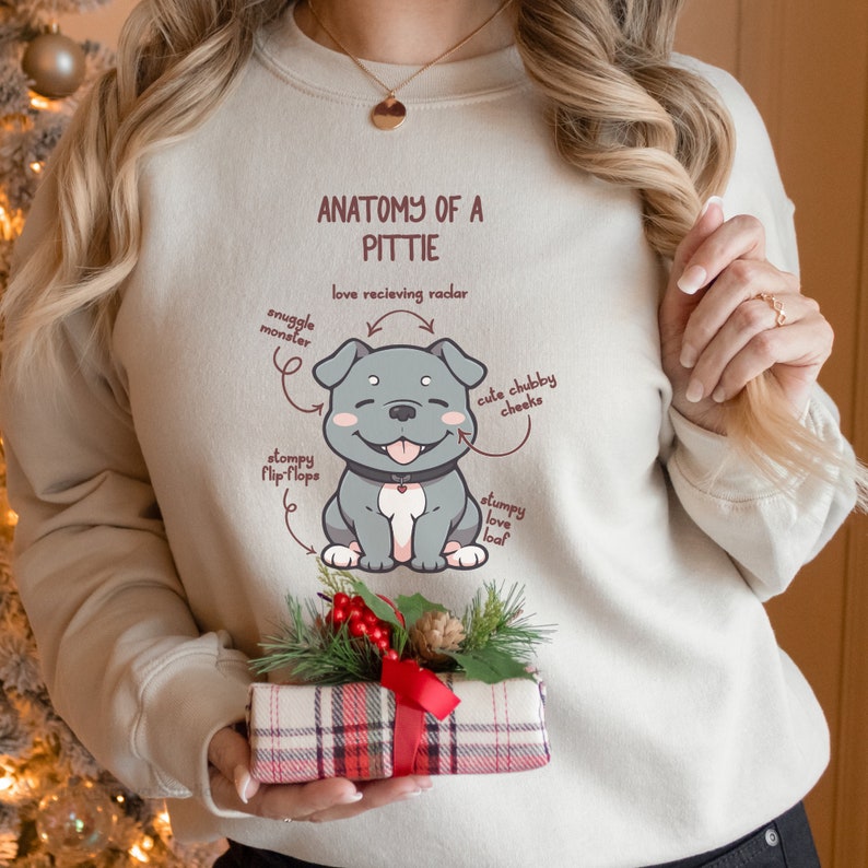 Anatomy of a Pittie: Pitbull Lover Sweatshirt - A Pit Bull Sweatshirt ...