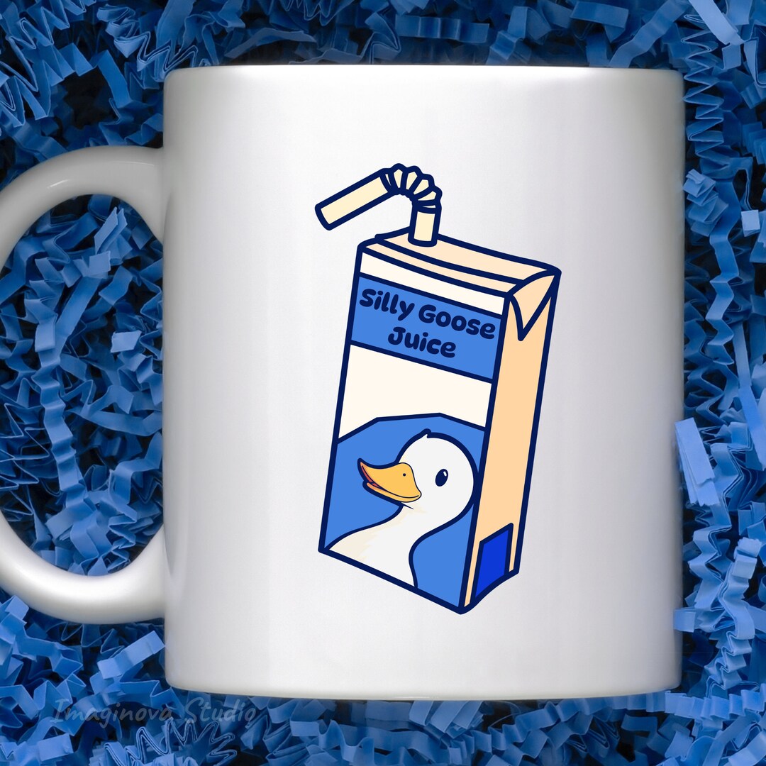 Silly Goose Juice Mug: Funny Bird Coffee Cup is a Perfect Christmas ...