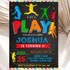 Editable All Ages Jump Invitation, Birthday Boy Trampoline Party Invite ...