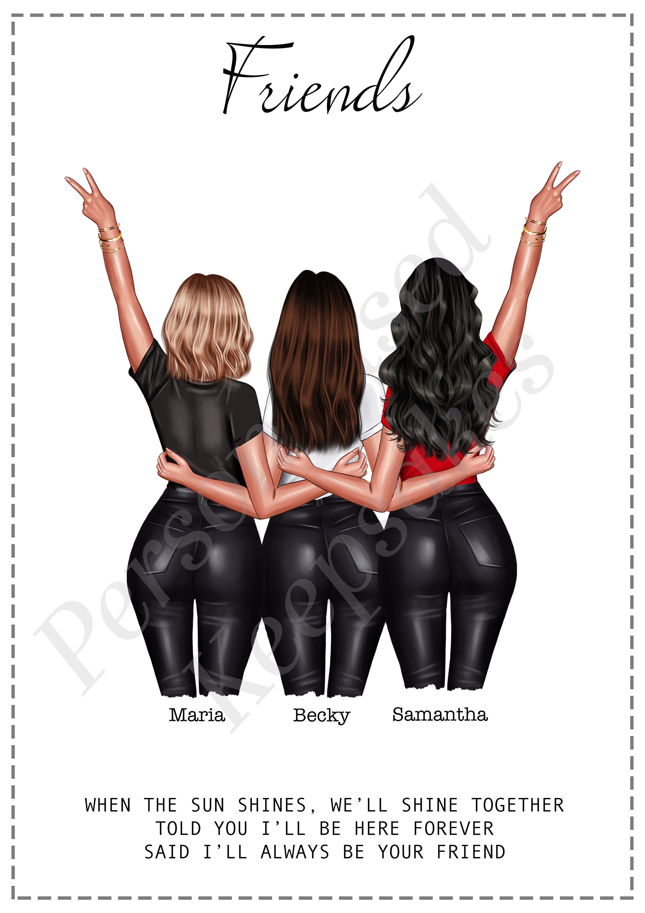 Friends Prints - Etsy