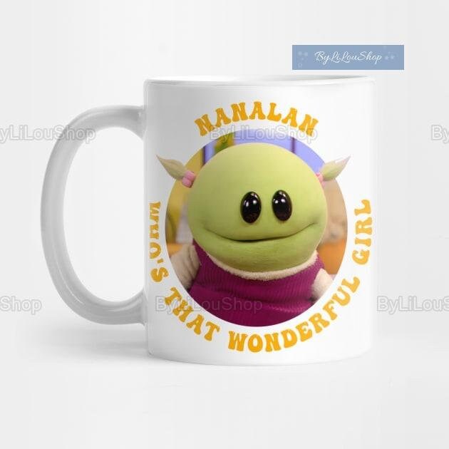 Nanalan Ceramic Mug, Who's That Wonderful Girl Mug, Nanalan Meme Coffee ...