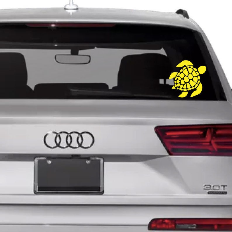 Turtle Vinyl Decal for Tumblers and Cooler Sea Turtle Car - Etsy
