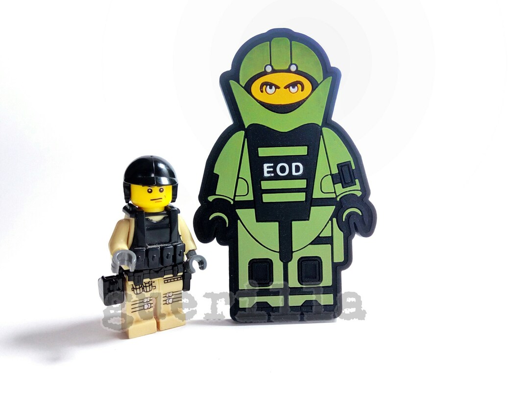 Bomb Squad EOD Patch Explosive Ordnance Disposal Lego Patch - a Cute ...
