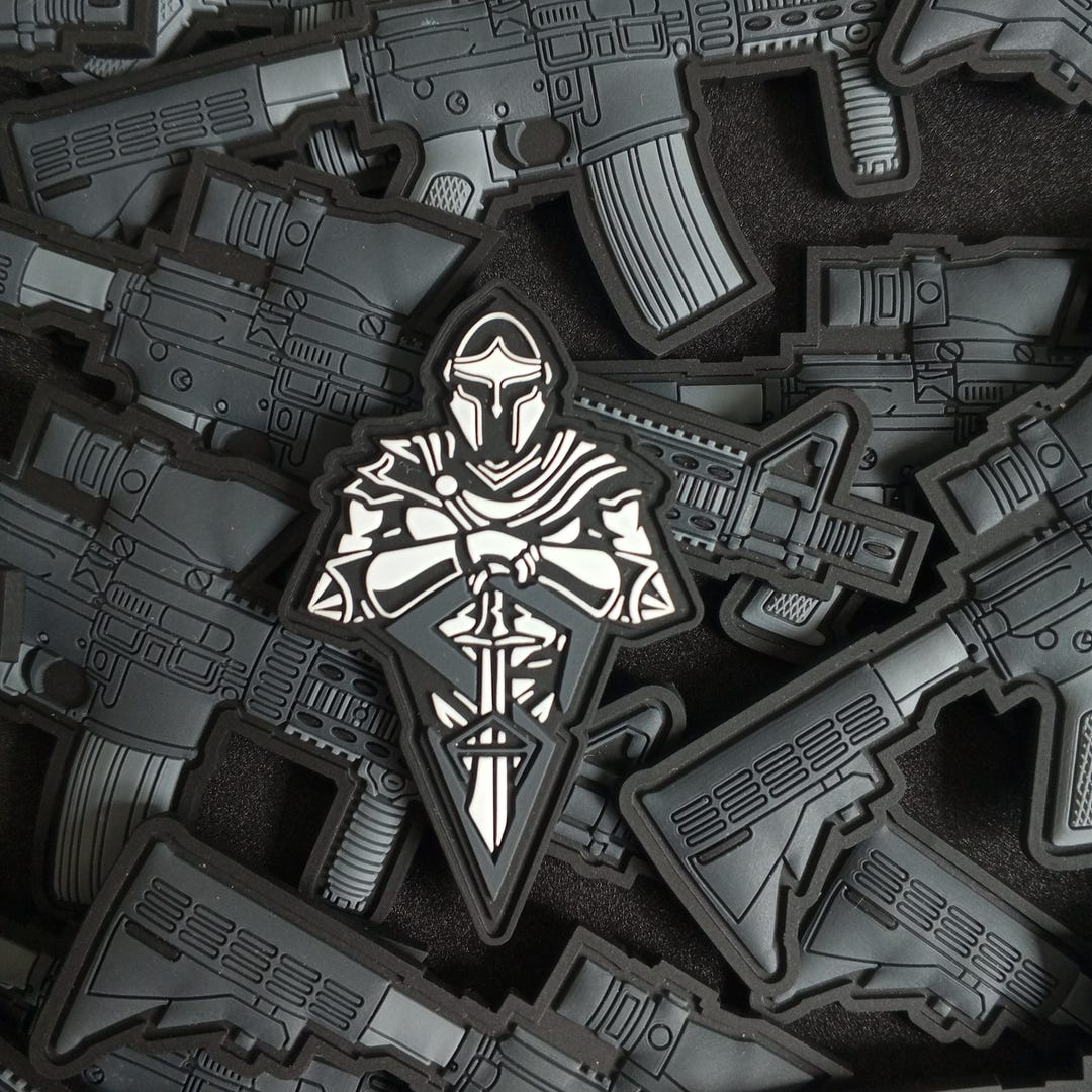 Knight Logo Templar Knight Patches Crusade Medieval Knight Pvc Patch ...